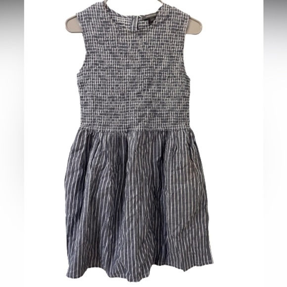 French Connection | Dresses | French Connection Stripe Smocked Dress ...